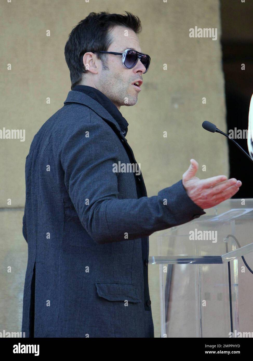 Actor Colin Firth is honored with a star on the Hollywood Walk of Fame ...
