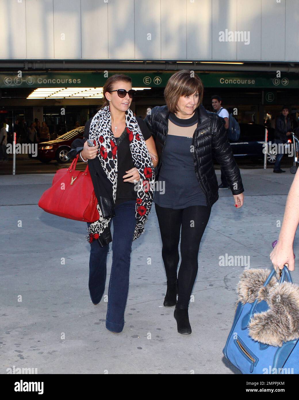 The face of Littlewoods, Colleen Rooney arrives at Miami International ...