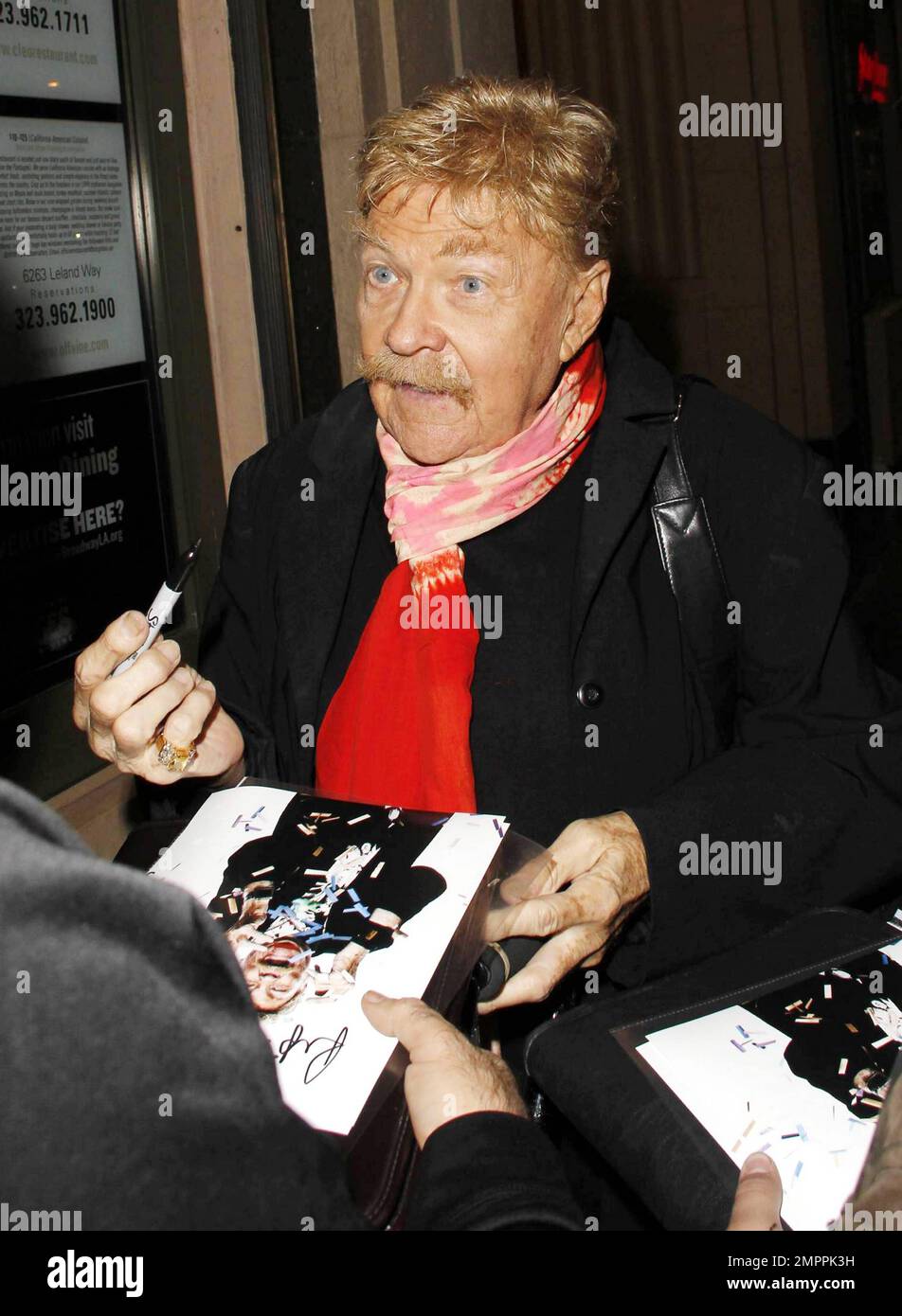 Rip Taylor arrives at LA's Premiere of Twyla Tharp-Frank Sinatra ...