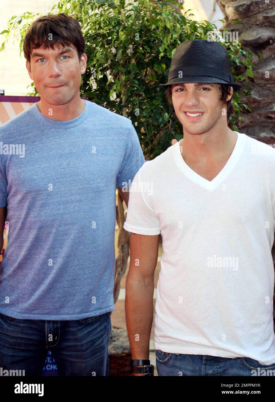 Jerry O'Connell (L) and Steven R. McQueen (grandson of Steve McQueen ...
