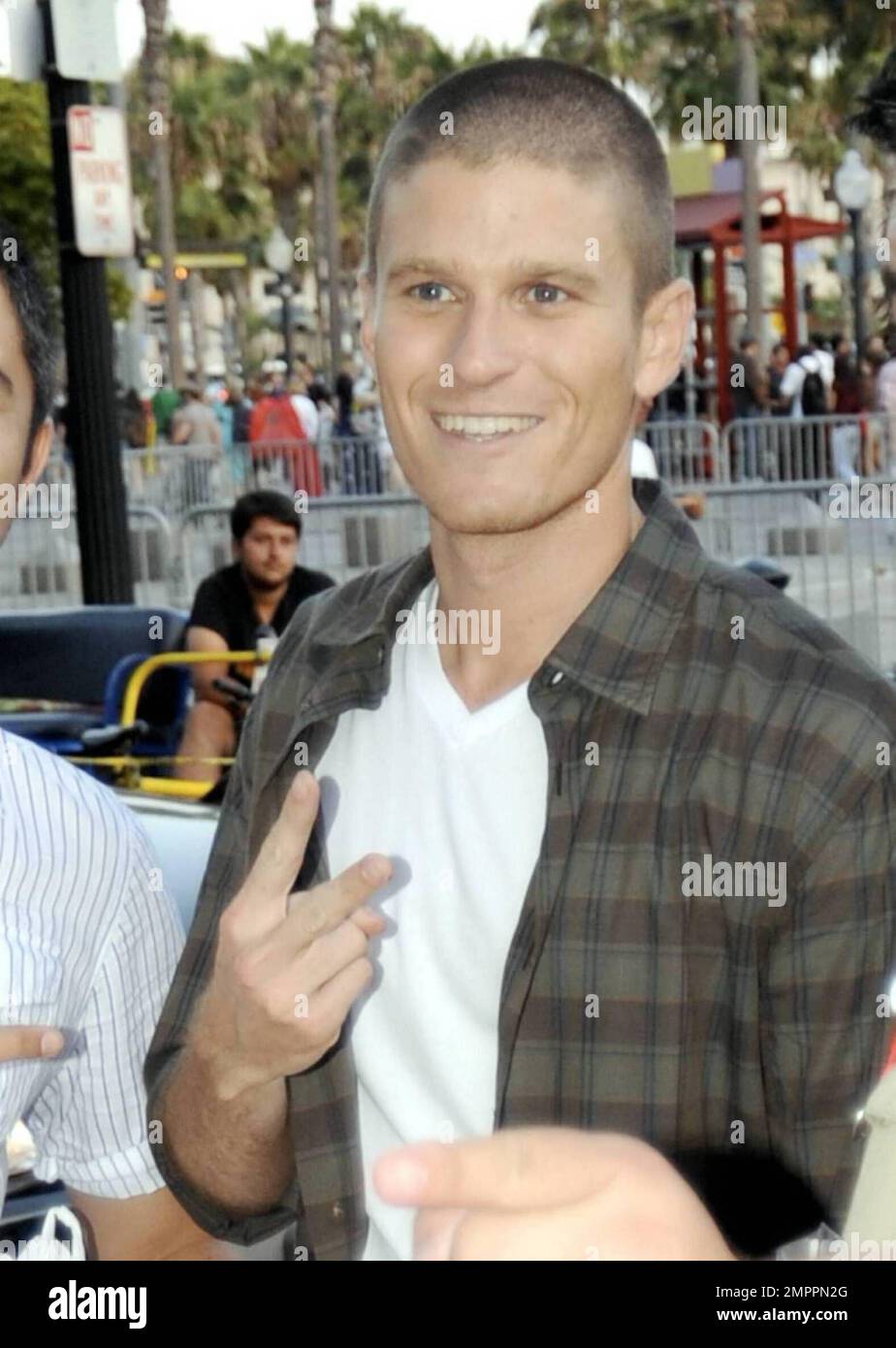 Kevin Pereira arrives at the Hard Rock Hotel at Comic-Con. San Diego ...