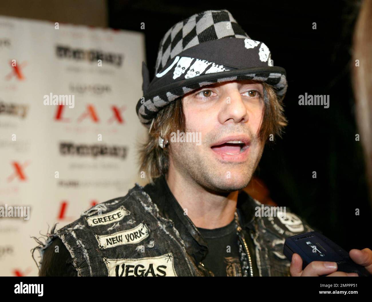 Criss Angel attends the grand opening of Company American Bistro ...