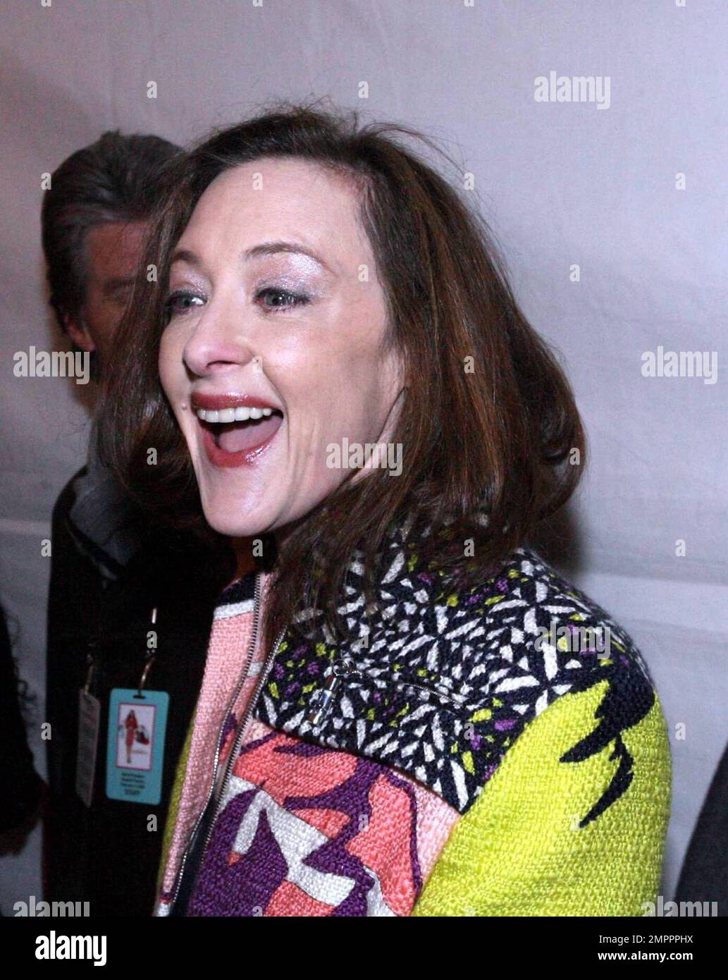 Joan Cusack attends the New York premiere of the film "Confessions of a ...