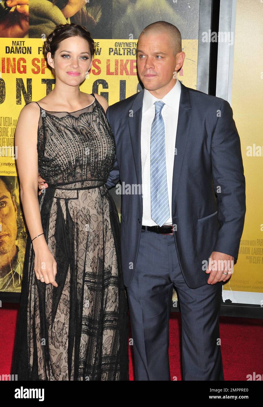 Matt damon and marion cotillard hi-res stock photography and images - Alamy