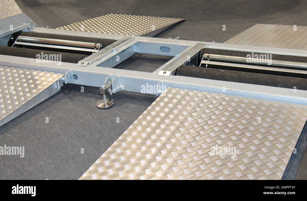 A Rolling Road Test Rig for Vehicle Maintenance Checks Stock Photo - Alamy