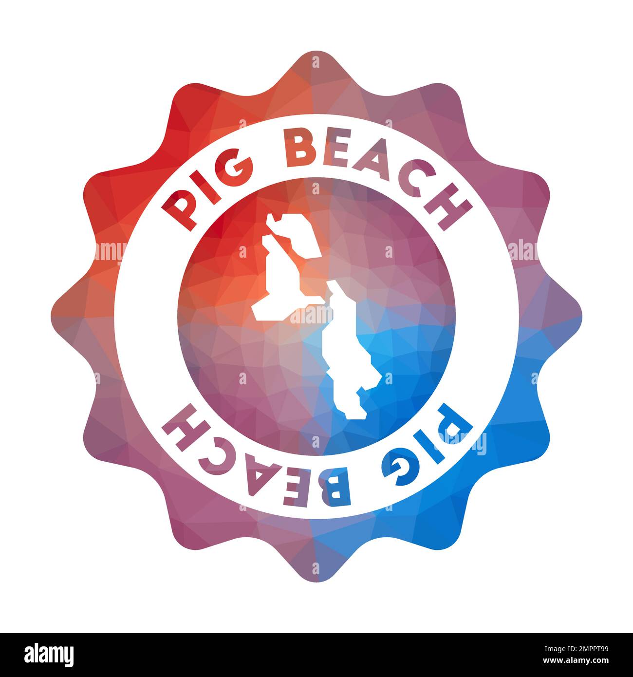 Pig island the bahamas Stock Vector Images - Alamy