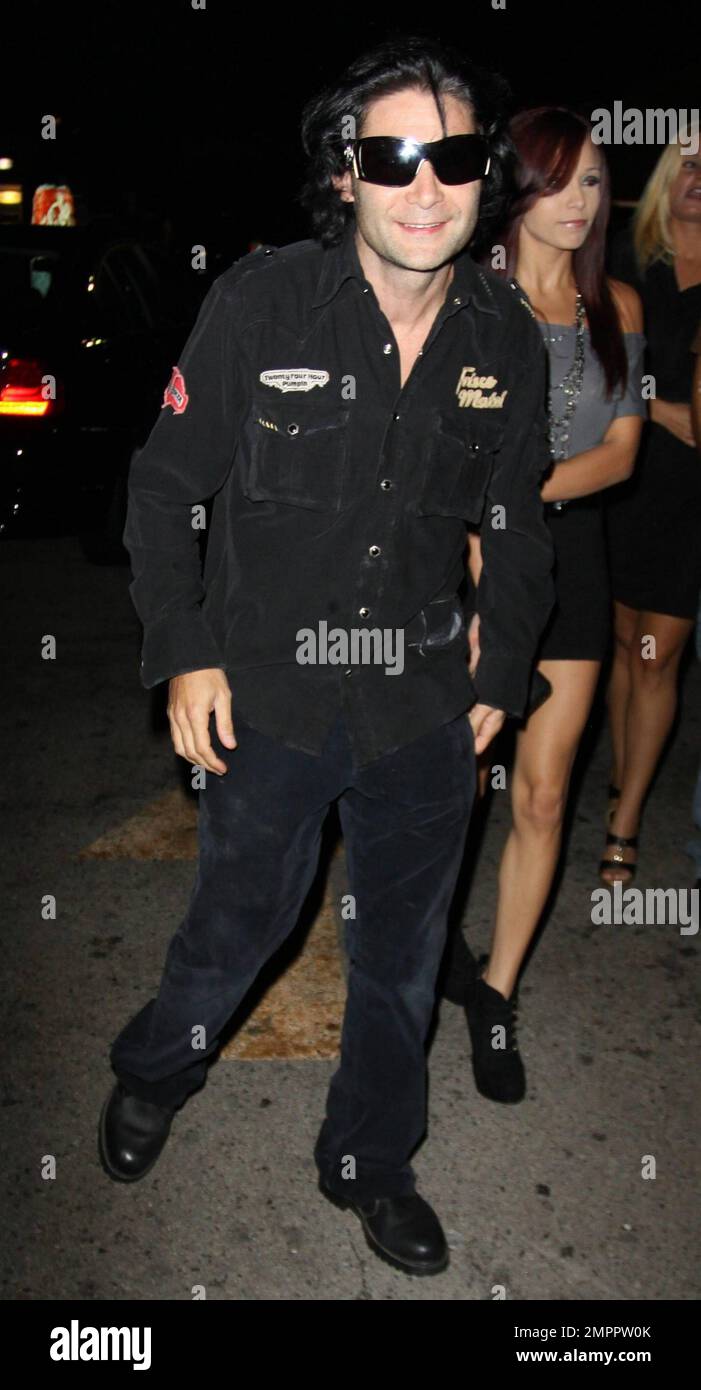 EXCLUSIVE!! Actor Corey Feldman arrives with friends at Colony night ...
