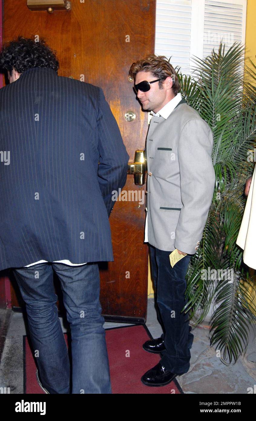 Corey Feldman and his wife enjoy dinner at Dan Tana's restaurant in ...