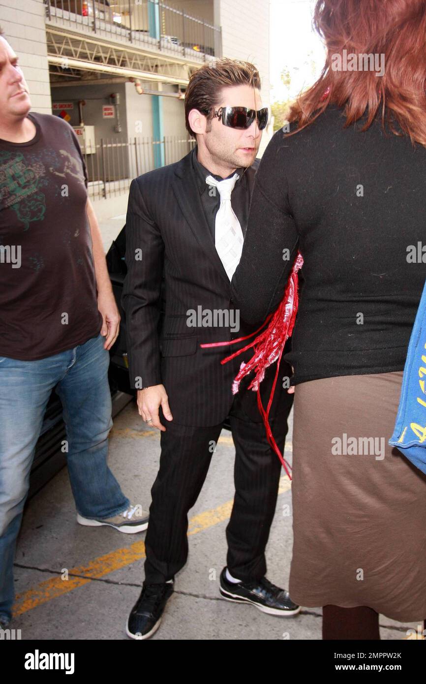 Corey Feldman arrives at the CNN building for an appearance on "Larry ...