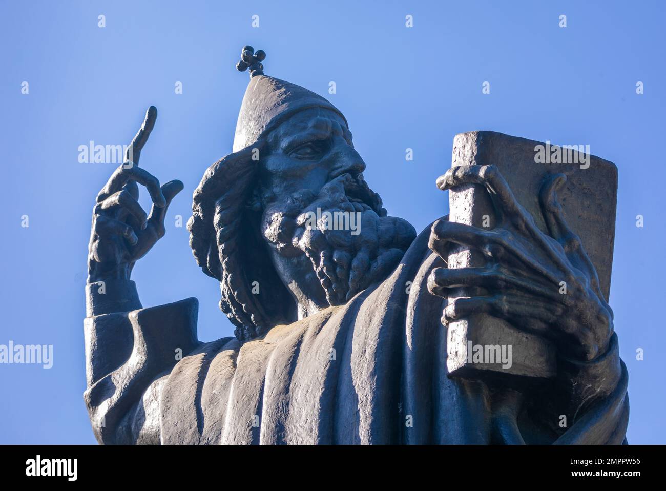SPLIT, CROATIA, EUROPE - Statue of Grgur Ninski, the bishop of Nin ...