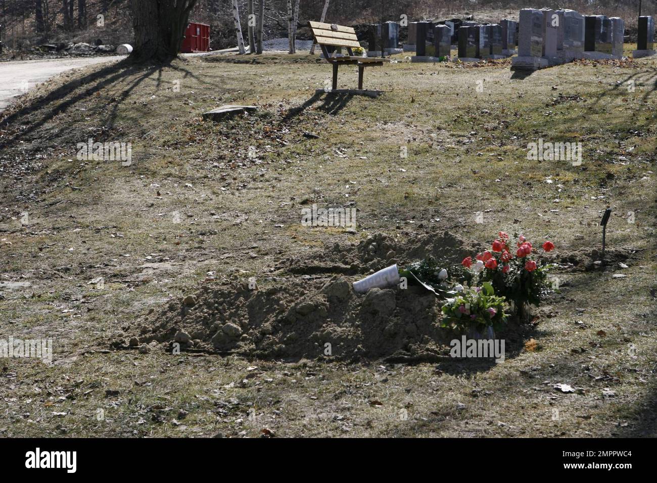 EXCLUSIVE!! Corey Haim's gravesite at Pardes Shalom Cemetery, adorned ...