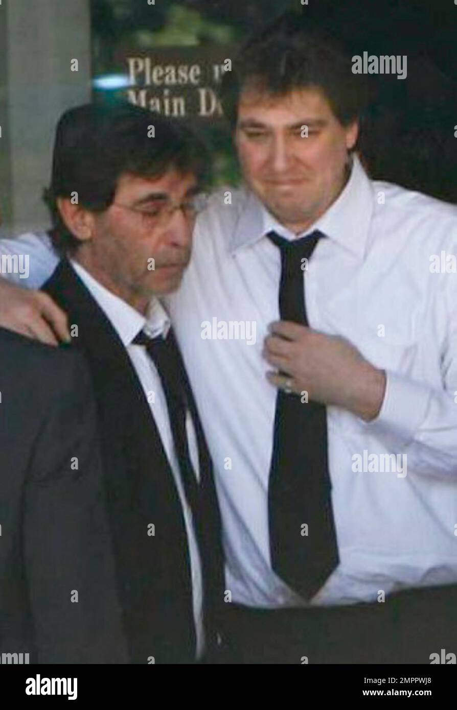 Family and friends gather outside Steeles Memorial Chapel after actor ...