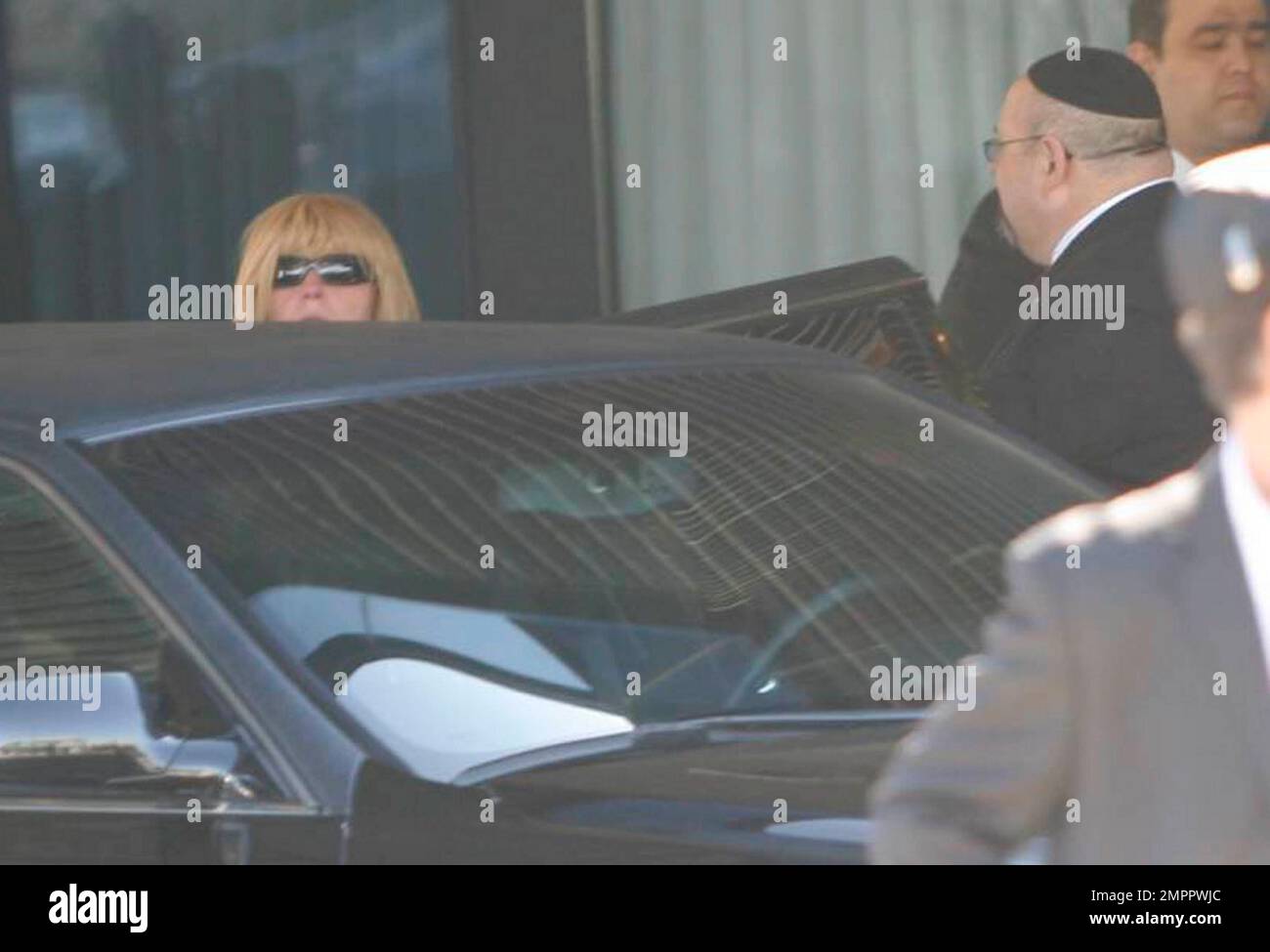 Family and friends gather outside Steeles Memorial Chapel after actor ...