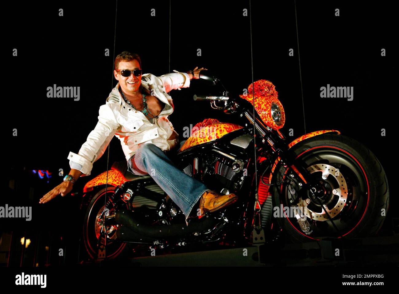 Jack Armstrong at the unveiling of artist Jack Armstrong's "Cosmic ...