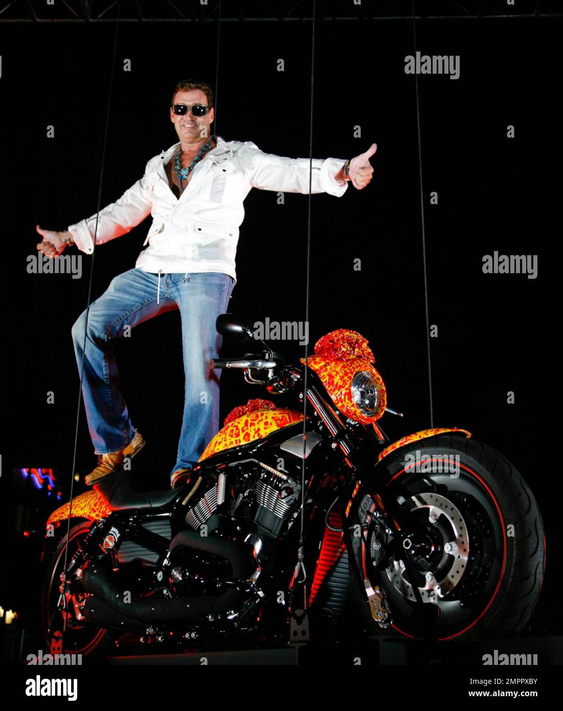 Jack Armstrong at the unveiling of artist Jack Armstrong's "Cosmic ...