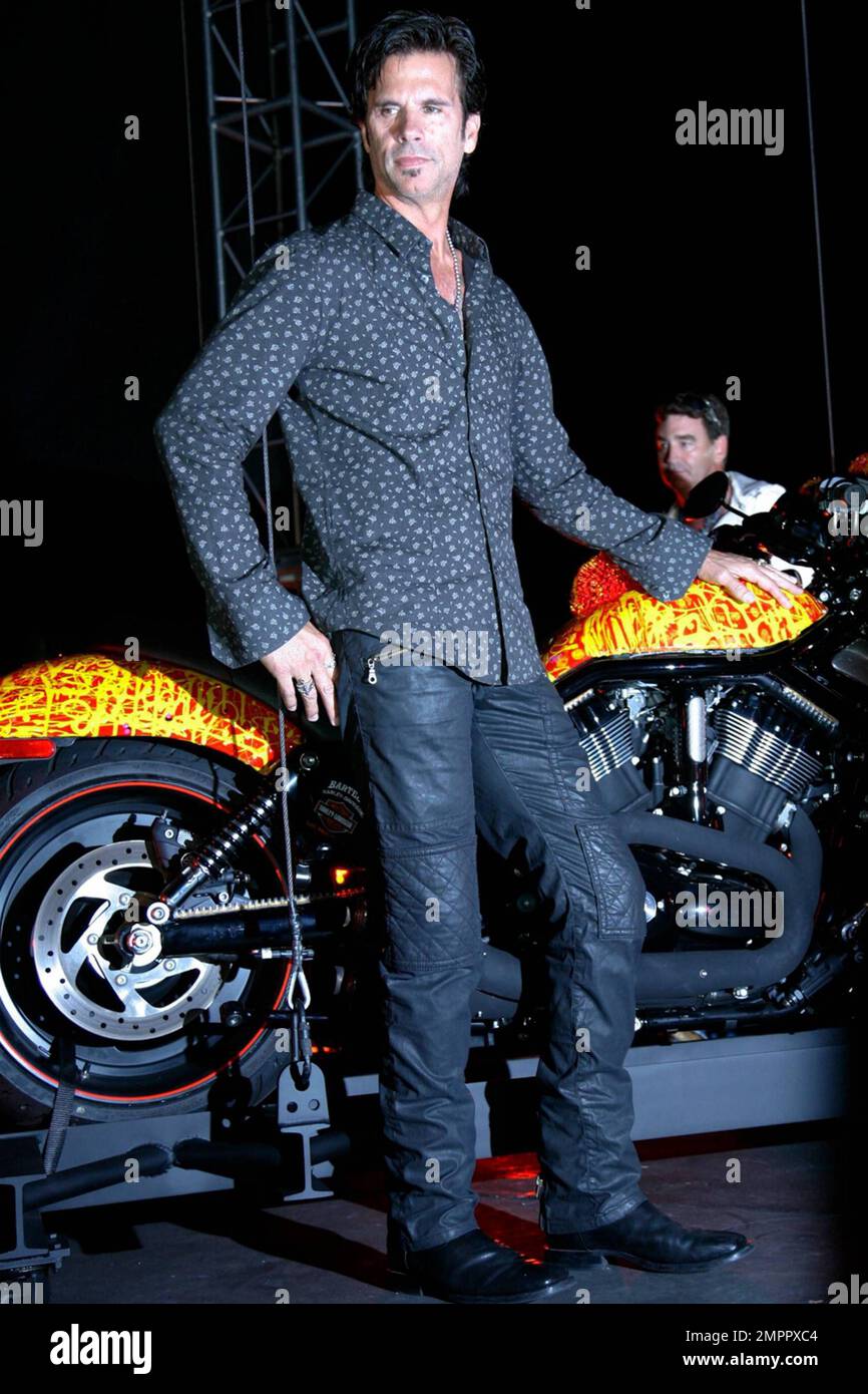 Lorenzo Lamas at the unveiling of artist Jack Armstrong's "Cosmic ...