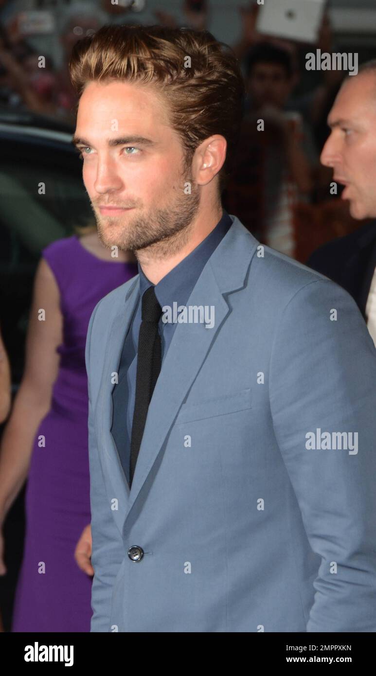 Robert Pattinson at the premiere of his new movie "Cosmopolis" at the ...