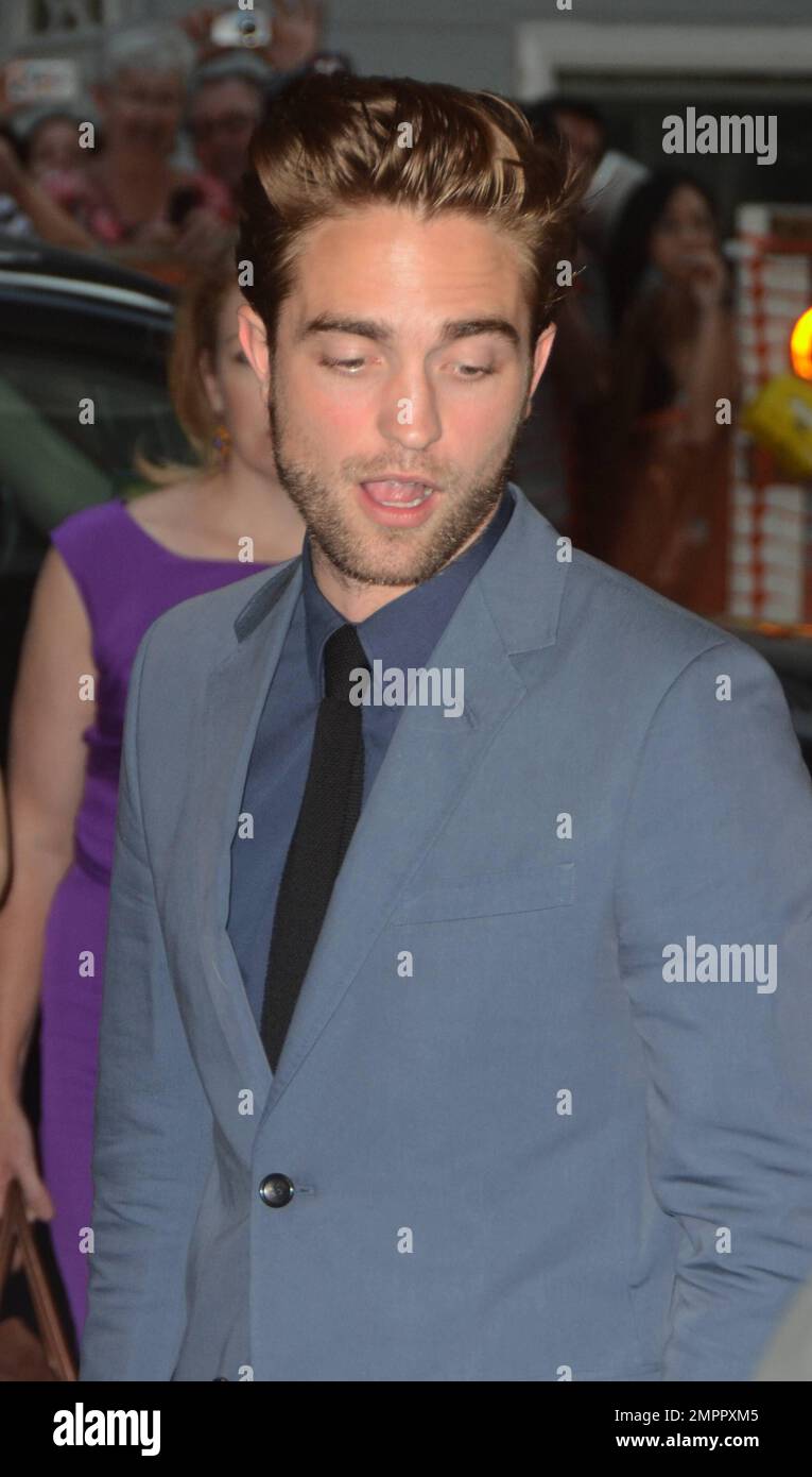 Robert Pattinson at the premiere of his new movie "Cosmopolis" at the ...