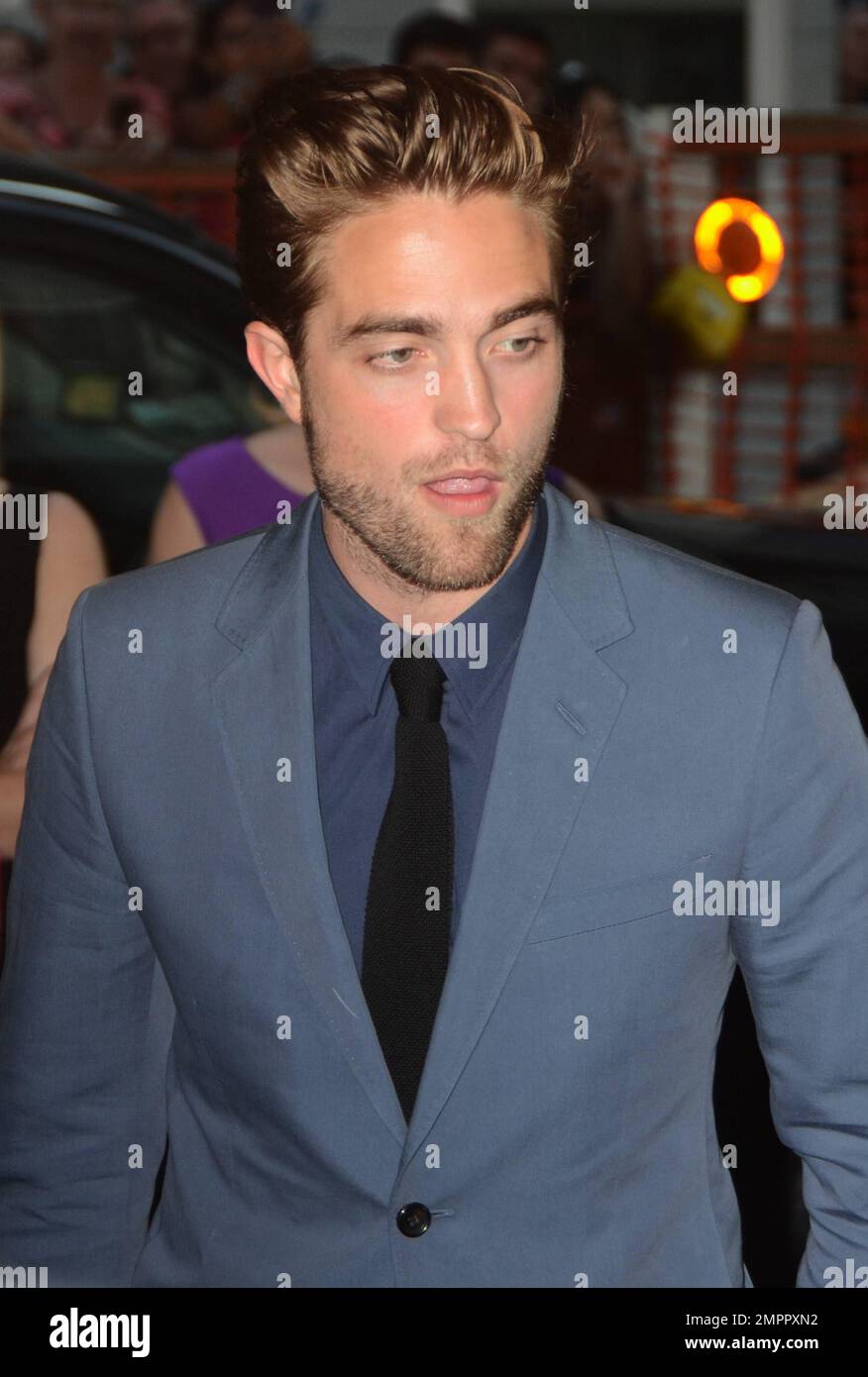 Robert Pattinson at the premiere of his new movie "Cosmopolis" at the ...