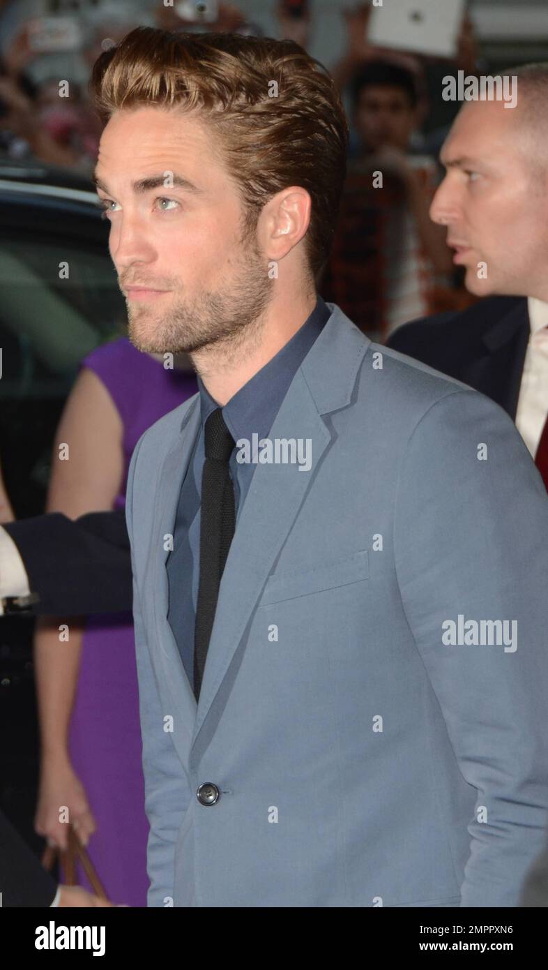 Robert Pattinson at the premiere of his new movie "Cosmopolis" at the ...