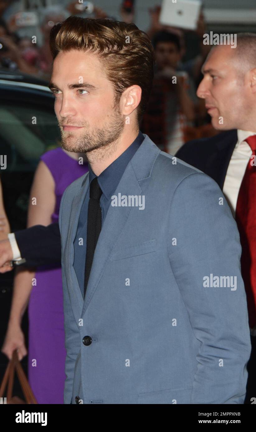 Robert Pattinson at the premiere of his new movie "Cosmopolis" at the ...