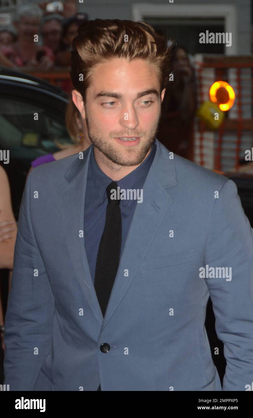 Robert Pattinson at the premiere of his new movie "Cosmopolis" at the ...