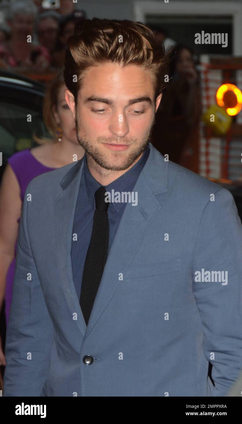 Robert Pattinson at the premiere of his new movie "Cosmopolis" at the ...