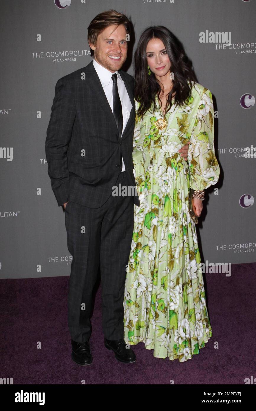 Andrew Pruett and Abigail Spencer ring in the New Year at the opening ...