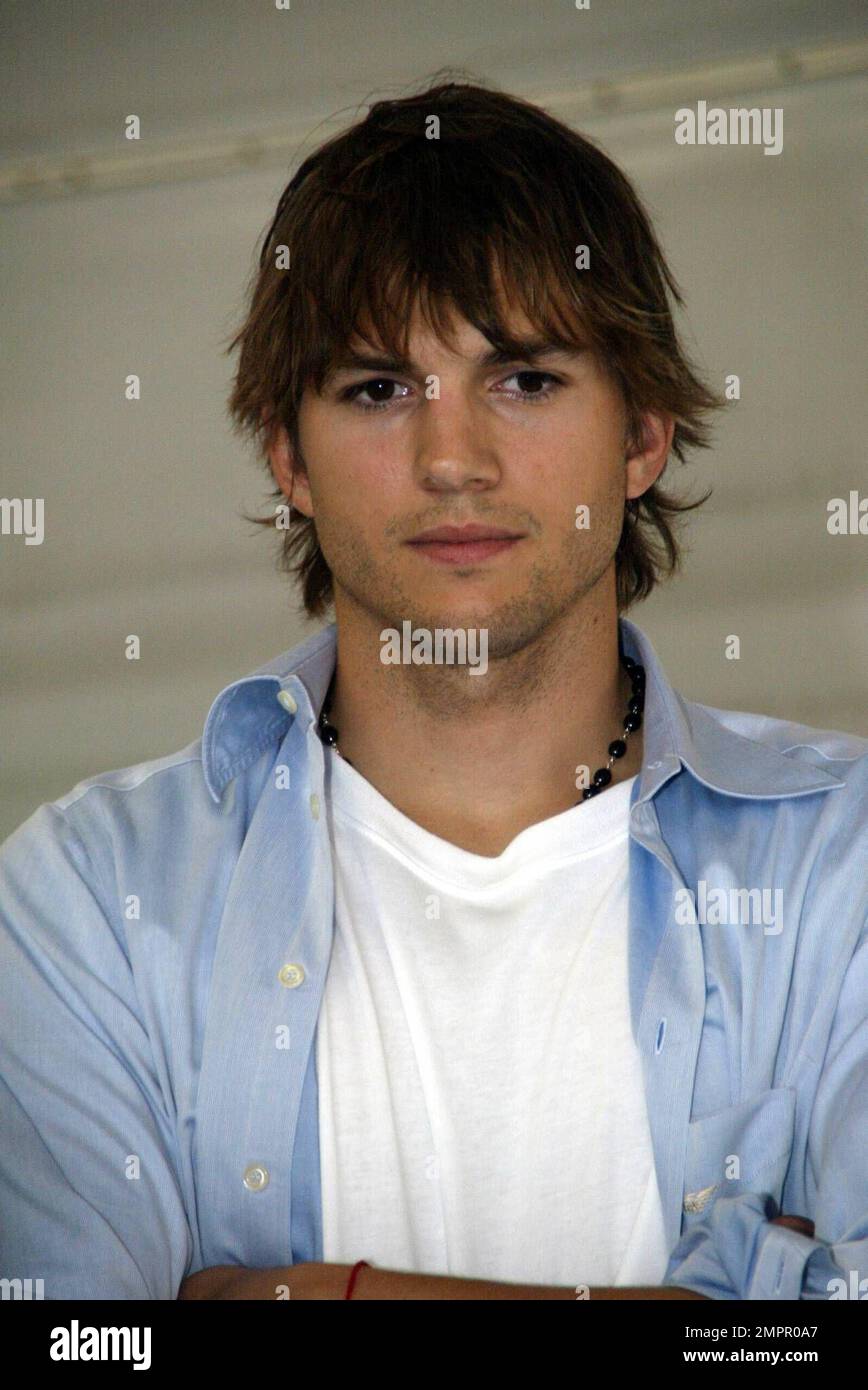 Kevin Costner and Ashton Kutcher visit a Miami U.S. Coast Guard station ...