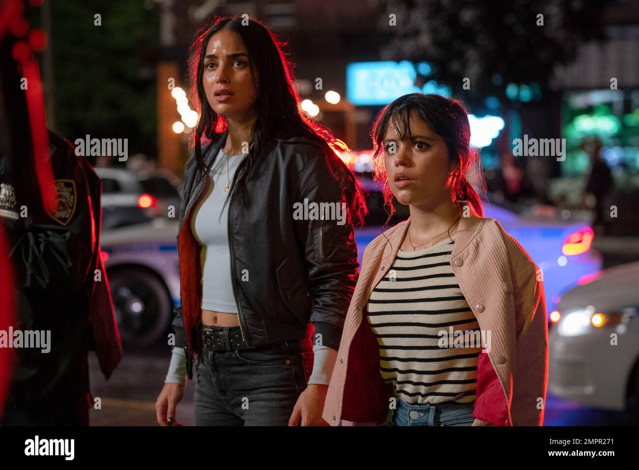 Melissa Barrera Jenna Ortega Paramount Pictures And Spyglass Media