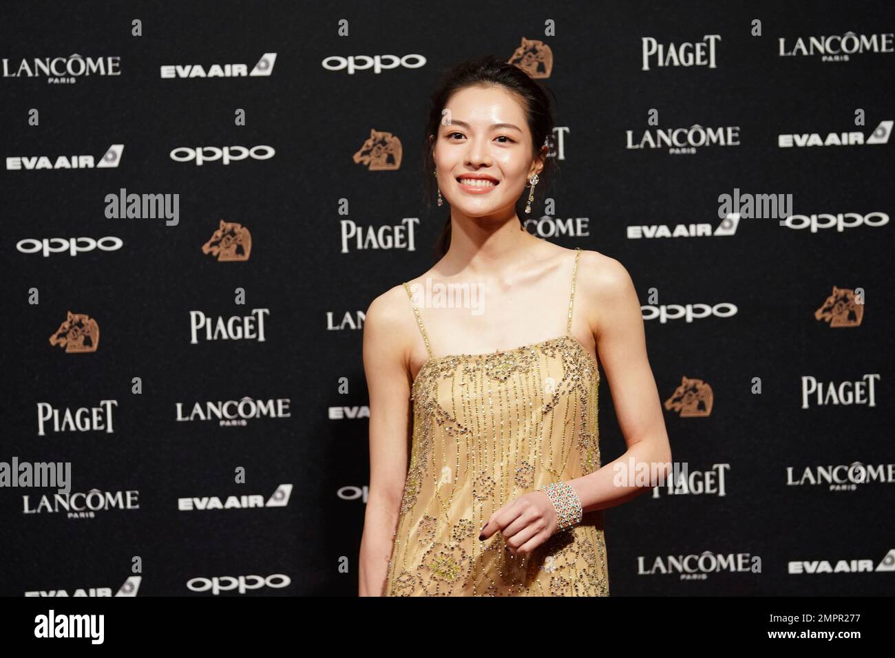 Chinese actress Zhong Chuxi arrives at the 54th Golden Horse Awards in ...