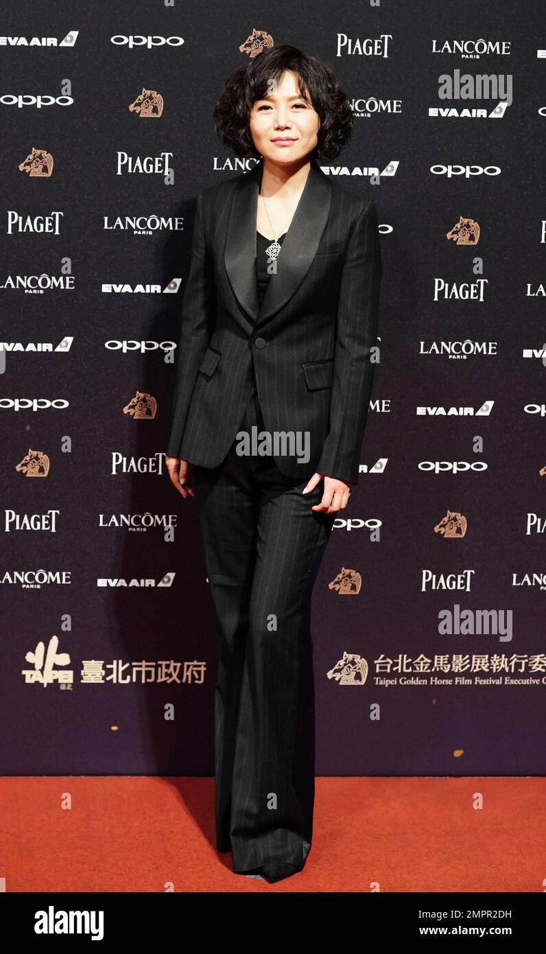 Chinese director Vivian Qu arrives at the 54th Golden Horse Awards in ...