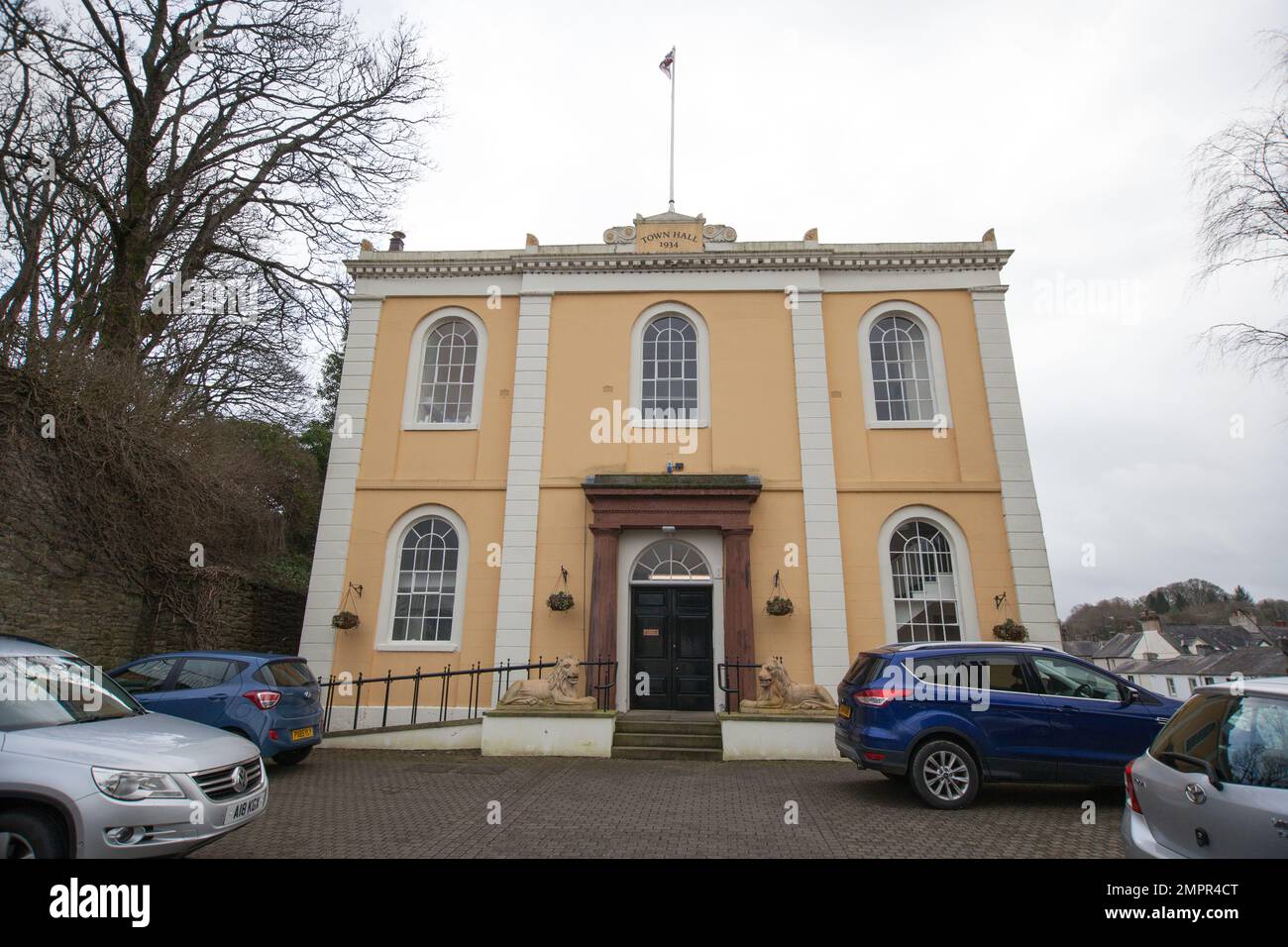 The Town Hall in Cockermouth, Cumbria in the UK Stock Photo - Alamy