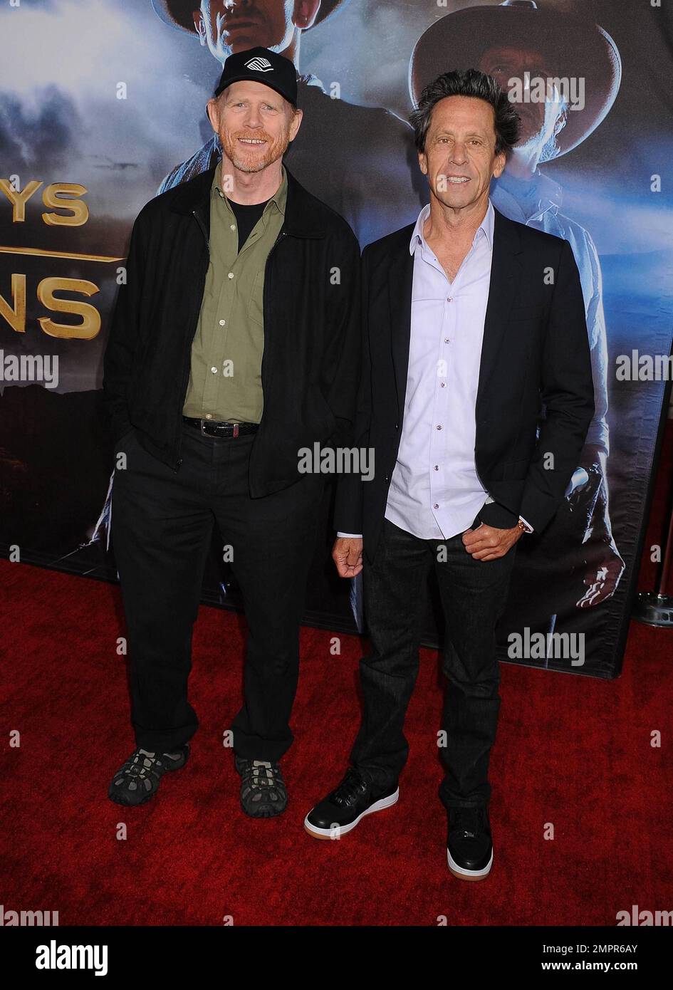 Ron Howard and Brian Grazer arrives at the "Cowboys & Aliens" World ...