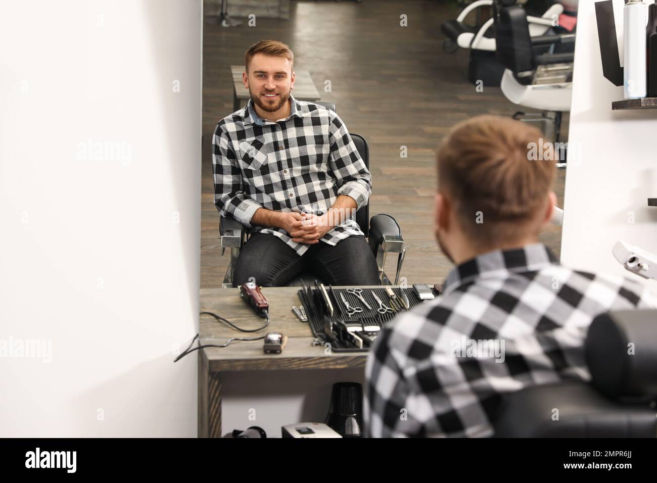 Barber shop business owner hi-res stock photography and images - Alamy