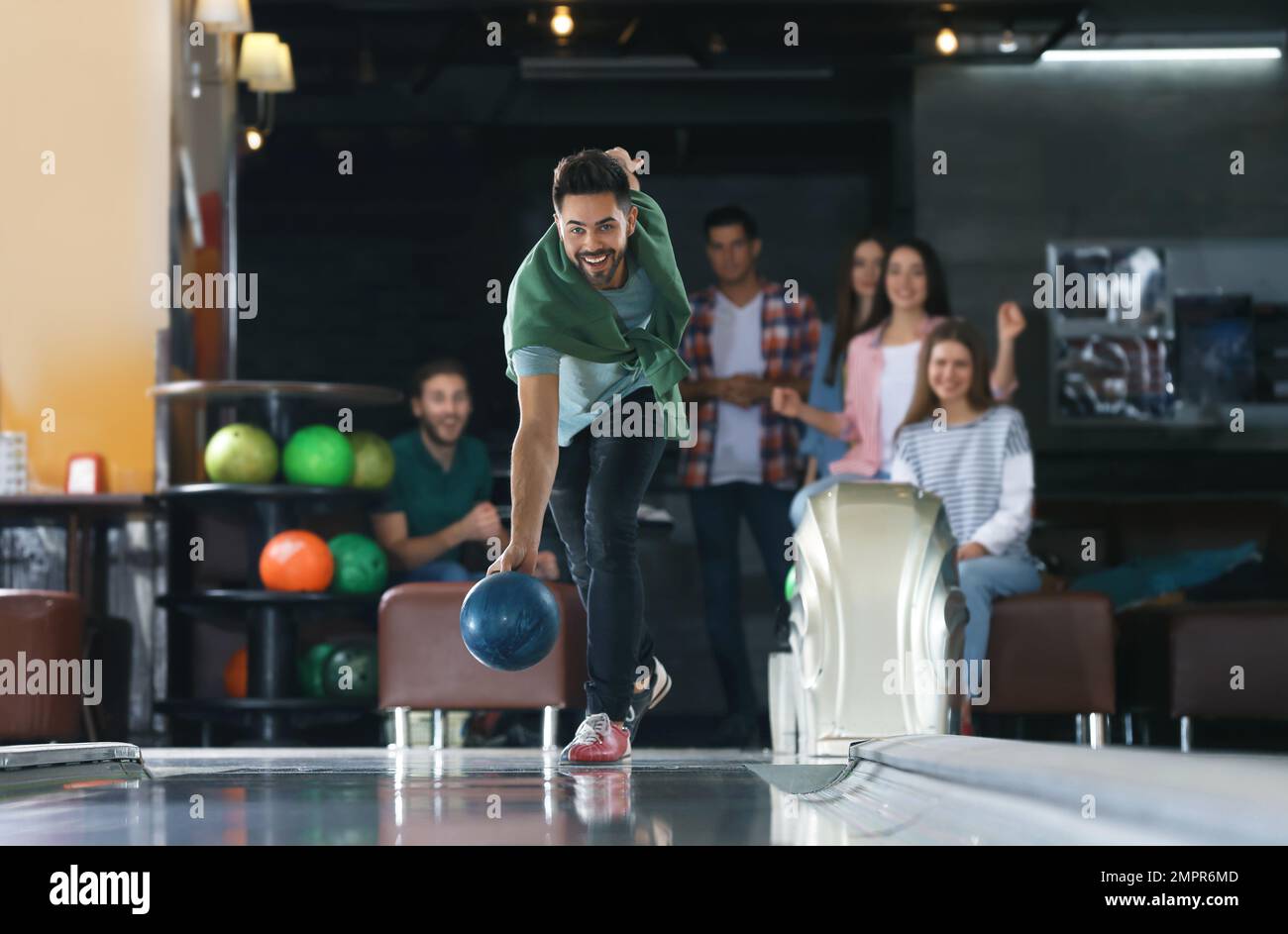 In time recreation bowling hi-res stock photography and images - Alamy