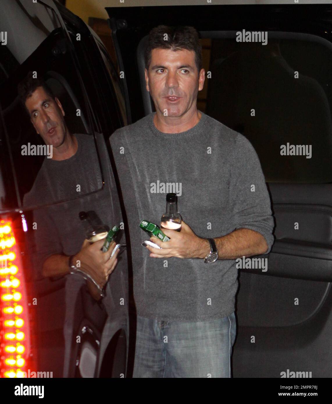 EXCLUSIVE!! Simon Cowell returns to his hotel after a long day of ...