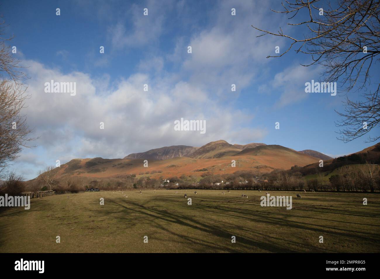 Views of Buttermere village in The Lake District in Allerdale, Cumbria ...