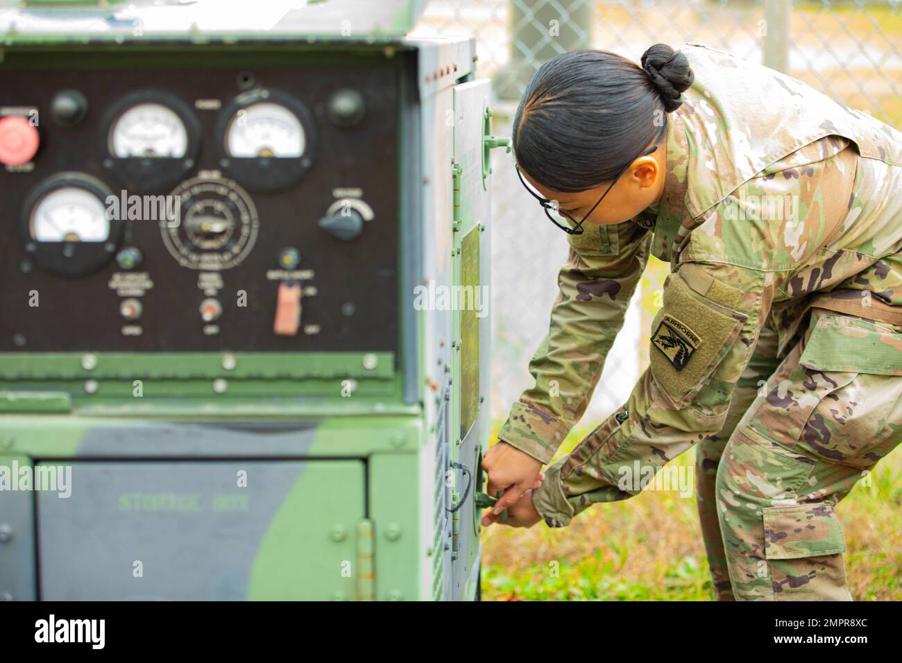 U.S. Army Spc. Jasmalyn Sihakhom from the 22nd Mobile Public Affairs ...