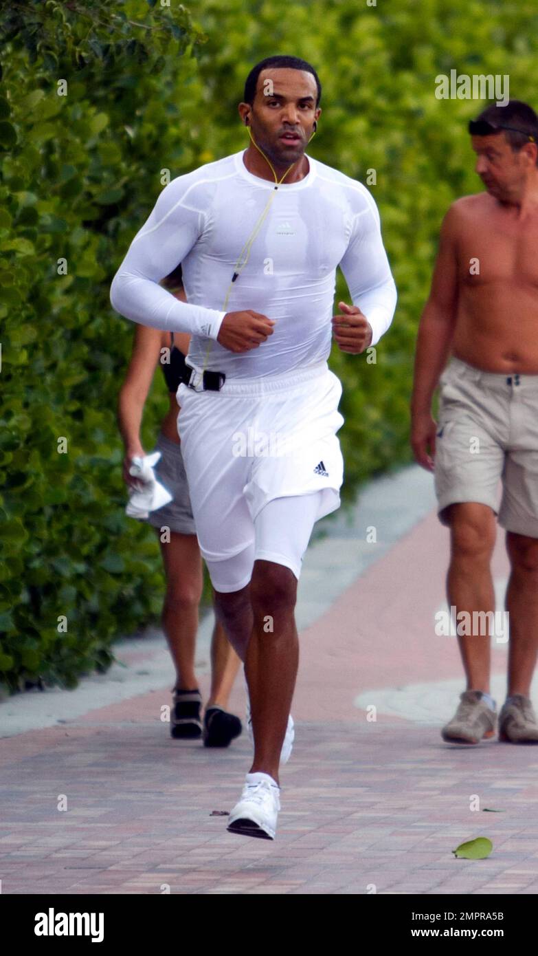 EXCLUSIVE!! UK singer Craig David hits the beachwalk on South Beach for ...