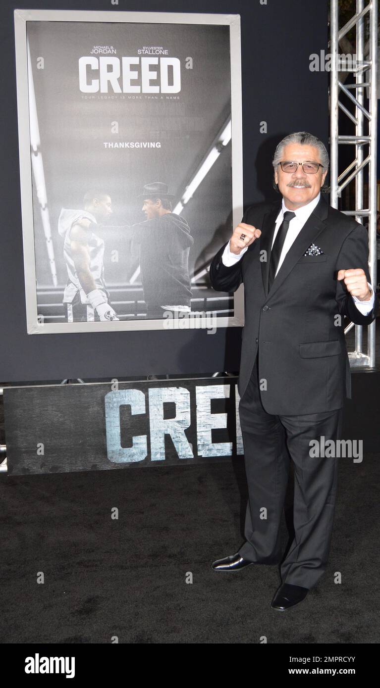 Jacob Duran at the premiere of Warner Bros. Pictures' 'Creed' at the ...
