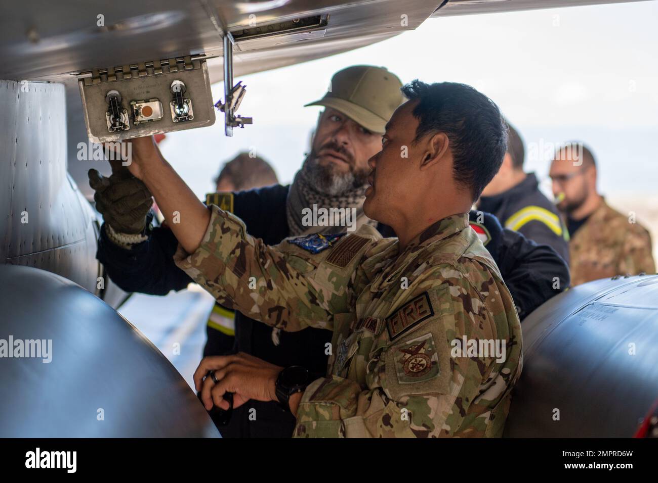 Tech. Sgt. Anthony Thlang, 31st Civil Engineer Squadron firefighter ...