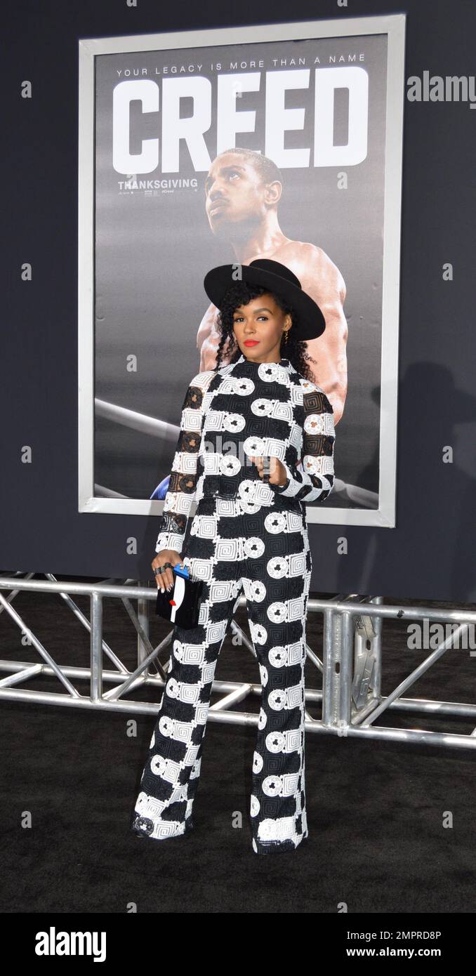 Janelle Monae at the premiere of Warner Bros. Pictures' 'Creed' at the ...