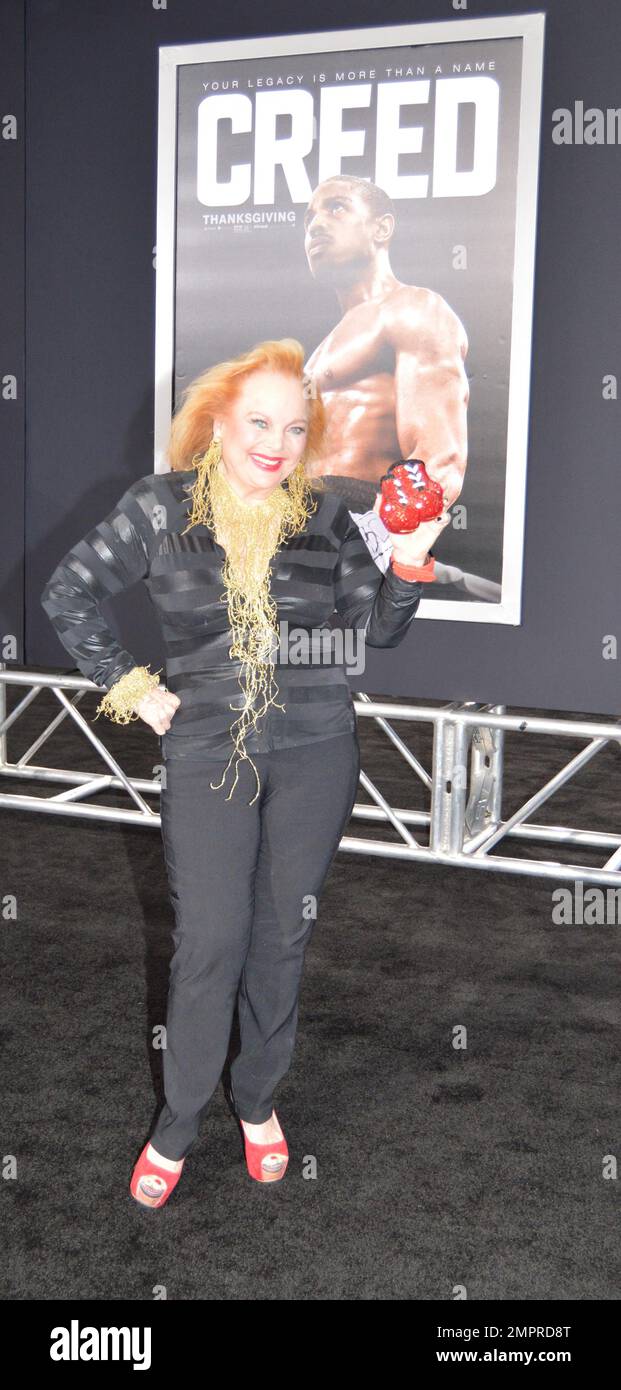 Carol Conners at the premiere of Warner Bros. Pictures' 'Creed' at the ...