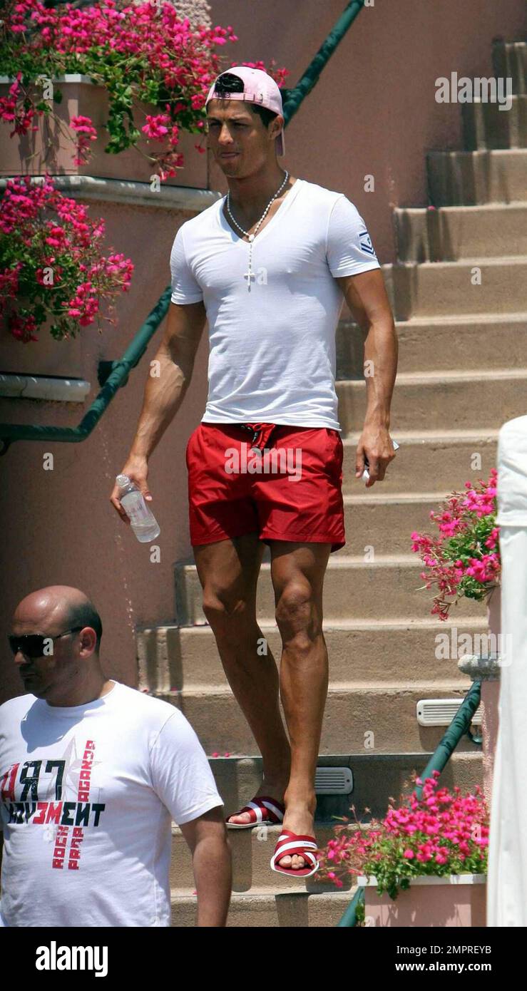 Exclusive!! Manchester United footballer Cristiano Ronaldo was seen ...