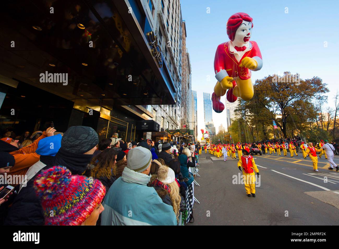 The Ronald McDonald float appears at the 91st Macy's Thanksgiving Day ...
