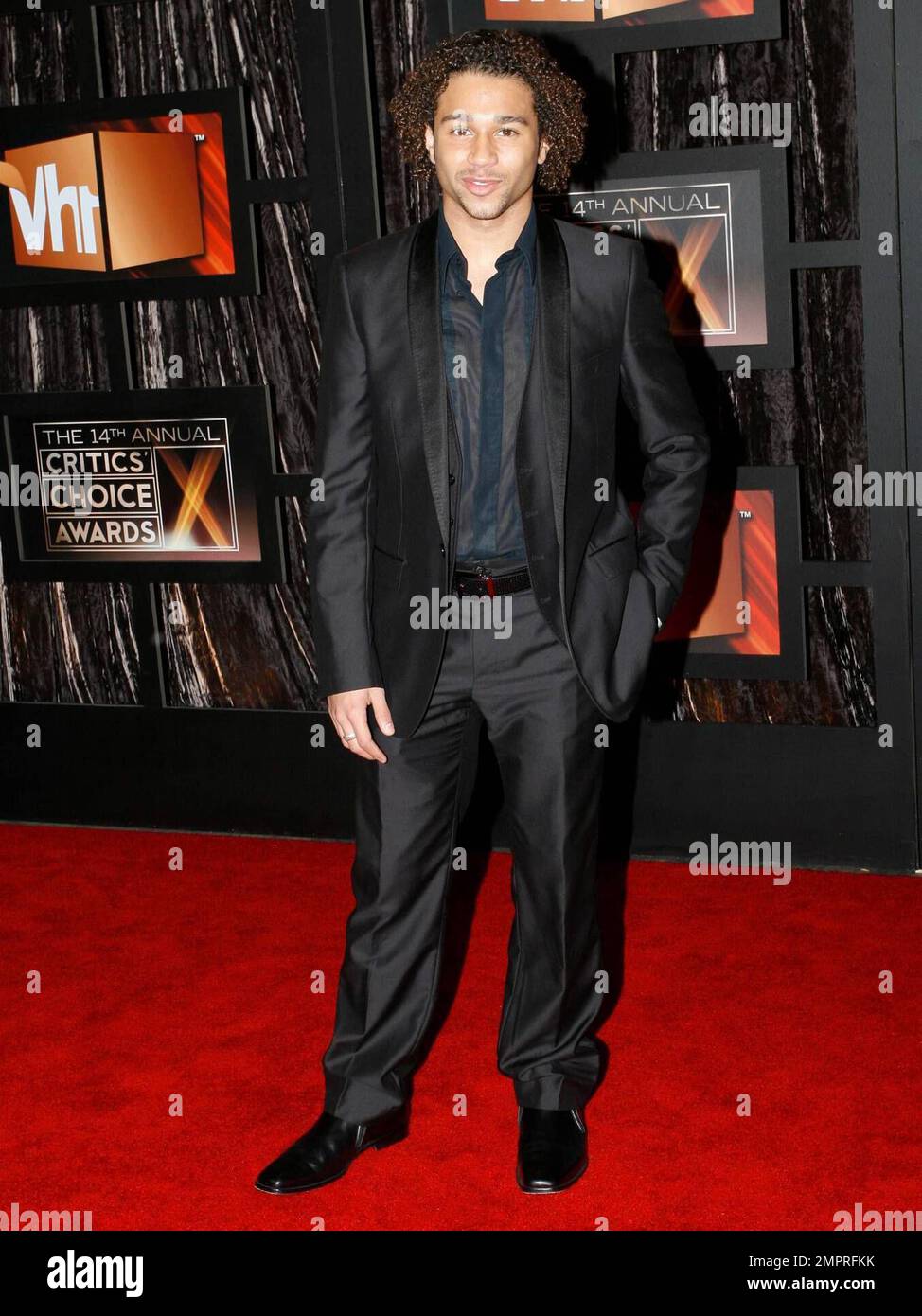 Corbin Bleu arrives at the 14th Annual Critics' Choice Awards at the ...