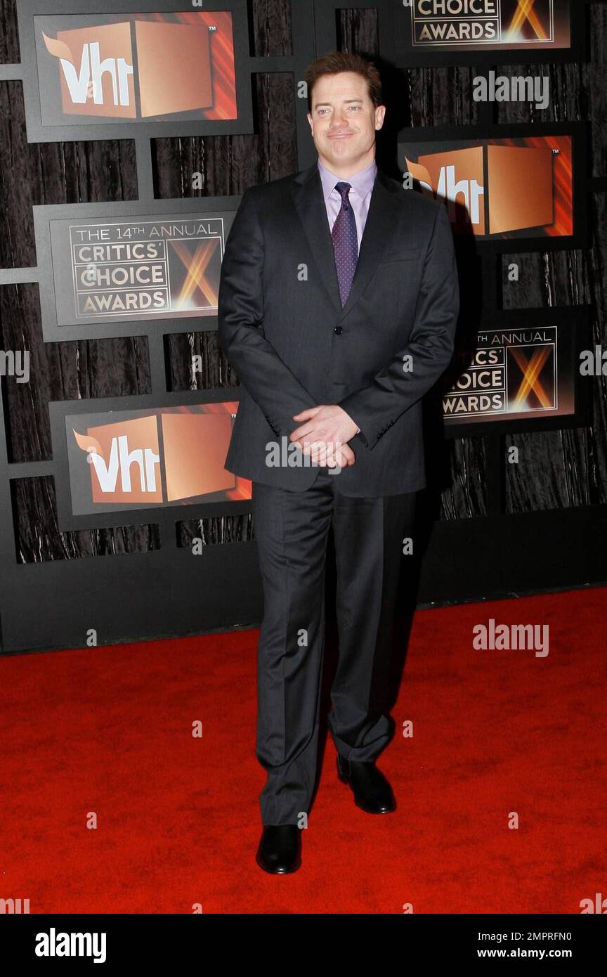 Brendan Fraiser arrives at the 14th Annual Critics' Choice Awards at ...