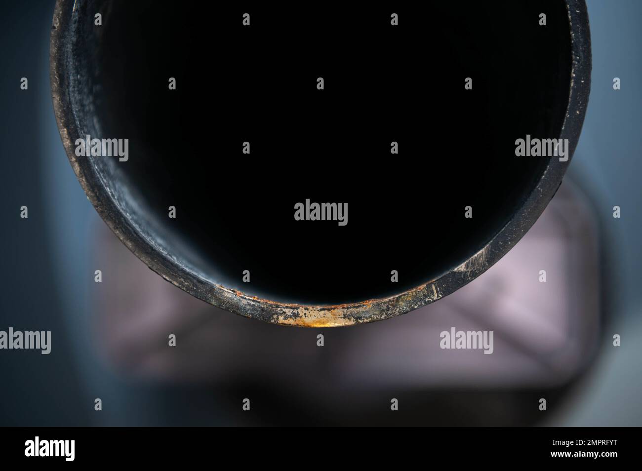 A close up of a cannon on the AC-130J Ghostrider gunship at Hurlburt ...