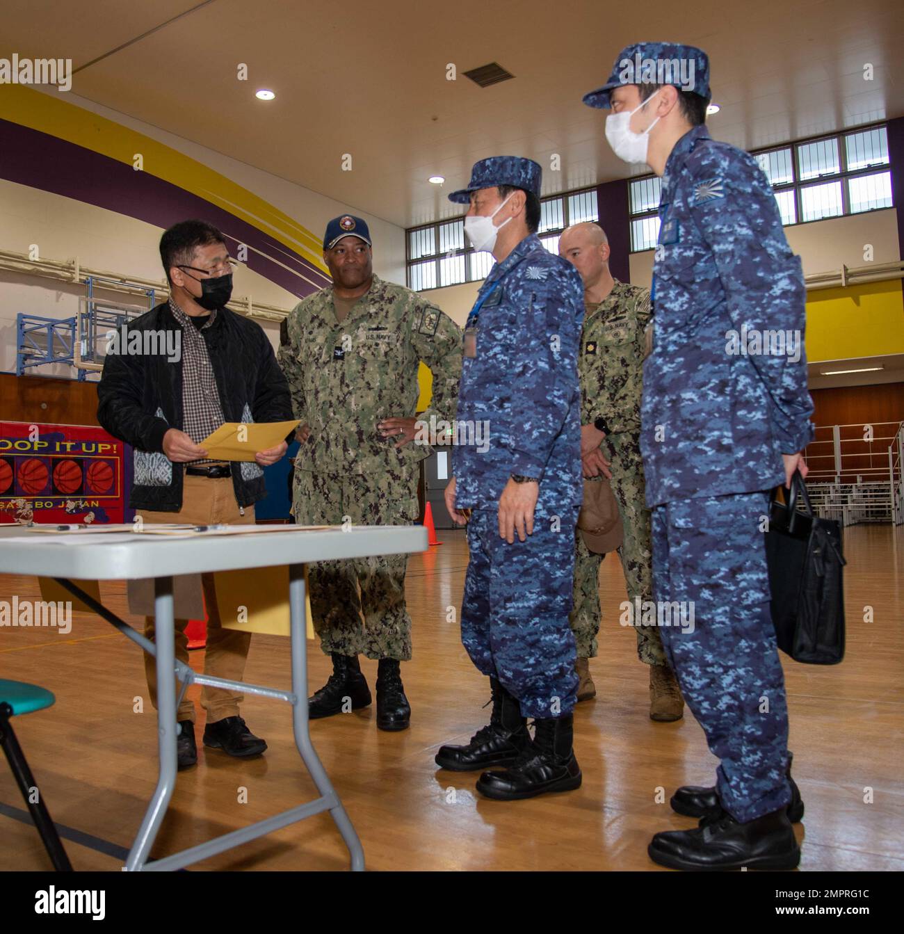 Japan Maritime Self-Defense Force (JMSDF) Vice Adm. Naruto Nishi, JMSDF ...